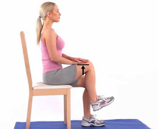 Seated Knee Marching Seated Knee Marching
