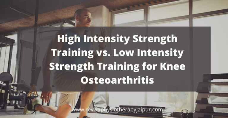 High Intensity Strength Training vs. Low Intensity Strength Training ...